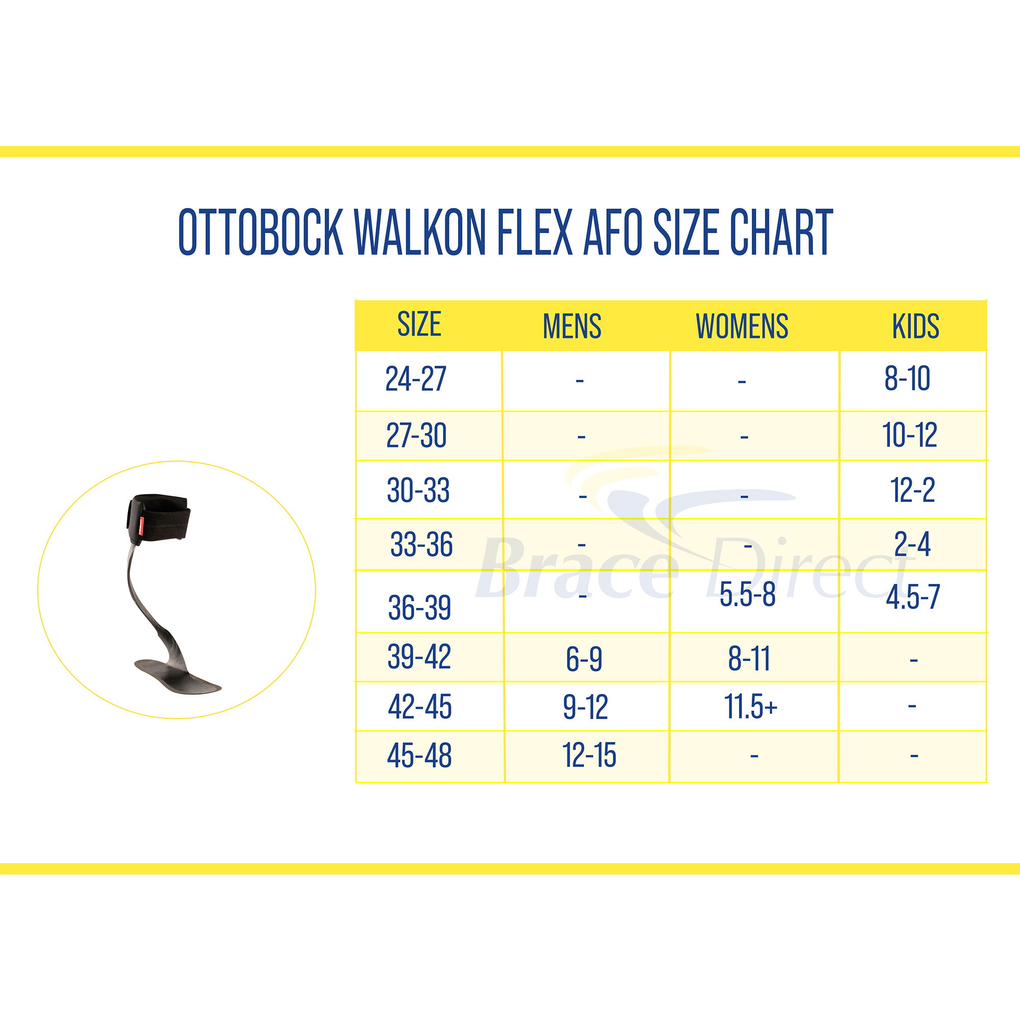 WalkOn Flex Carbon Fiber AFO- Lightweight Design for Drop Foot for Gait Help | eBay